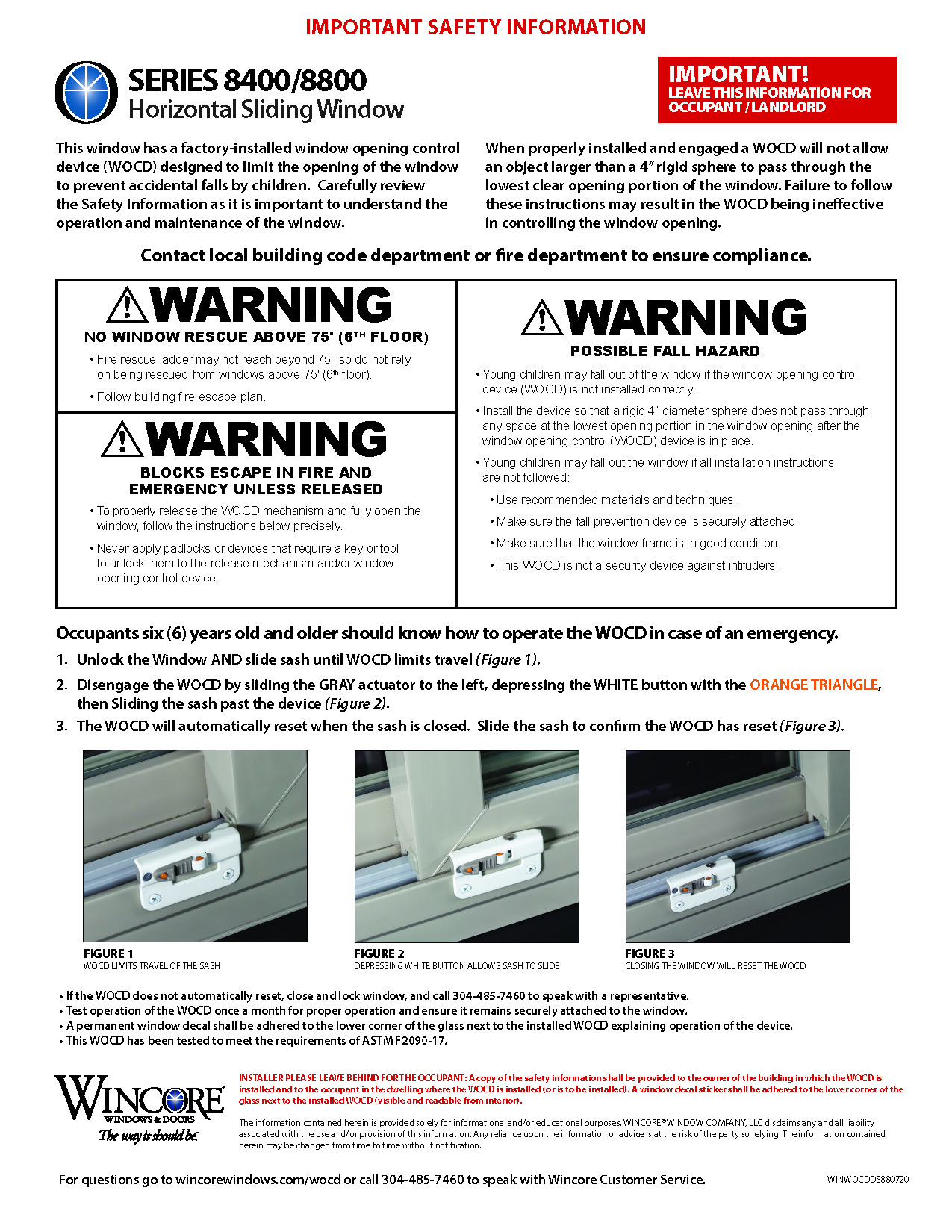 Window Opening Control Device