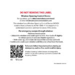 Window Opening Control Device